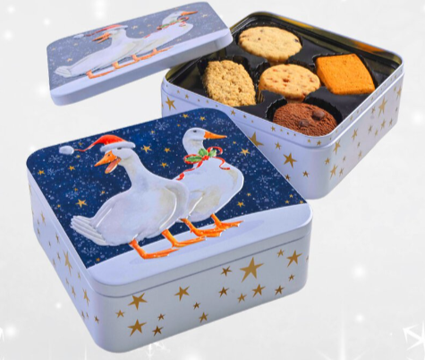 Goose Tin biscuit selection - Farmhouse Biscuits – Boxed For You